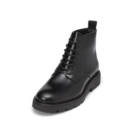 Marc O'Polo MARC O'POLO Damen Stiefelette "aus geb&uuml;rstetem Kalbleder", Gr. 41, schwarz, Obermaterial: 100% Leder (Rind), unifarben, Schuhe