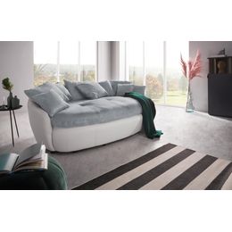 Big-Sofa COTTA, B:238cm H:79cm T:140cm, grau, Luxus-Microfaser (100% Polyester); Microfaser-Feinstruktur (pflegeleichte Microfaser, mit feiner