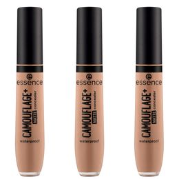 Essence Damen Concealer "CAMOUFLAGE+ MATTE concealer", 24ml, beige, Teint-Kosmetika, 3-tlg., alle Hauttypen, hohe Deckkraft, langanhaltend