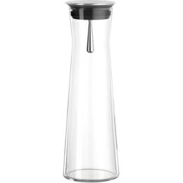 SIMAX Karaffe "Spout", 1.100ml, transparent, Karaffen, 1,1 l ohne Henkel Edelstahl/Kunststoff/Silikon