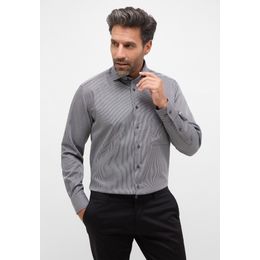 Eterna Herren Langarmhemd "COMFORT FIT"anthrazit, Gr. 42, Satin, 100% cotton, Hemden, NON IRON (b&uuml;gelfrei)