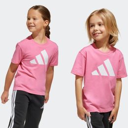 M&auml;dchen T-Shirt "LK BL TEE 160", rosa, Gr. 104, adidas Sportswear, Obermaterial: 100% Baumwolle, Shirts, sportlicher Stil, Kurzarm, aus Baumwolle