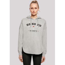 F4NT4STIC Damen Sweatshirt "Ho Ho Ho Santa Claus Weihnachten", grau, Gr. XS, Obermaterial: 100% Baumwolle, Sweatshirts, Weihnachten, Geschenk, Logo