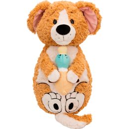Nici Jungen Kuscheltier "Homies GREEN, Hund braun & Ente 40x20 cm", braun, B:20cm H:40cm L:20cm, Pl&uuml;schfiguren