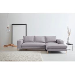 Polsterecke OTTO HOME, B:297cm H:83cm T:170cm, silber, Luxus-Microfaser: aus recycleten Textilien (100% PES), Sofas, "Finnja, softer, legerer