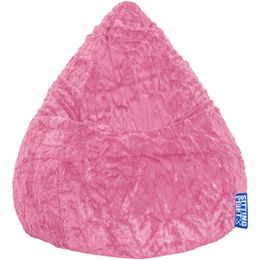 Sitzsack SITTING POINT, pink, Kinderzimmer, Sitzs&auml;cke, "Fluffy Beanbag L"