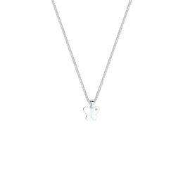Elli DIAMONDS Damen Collierkettchen "Schmetterling Diamant (0.015 ct) 925 Sterling Silber", 45, 0,02 mit Diamanten, Silber 925 (Sterlingsilber), L:
