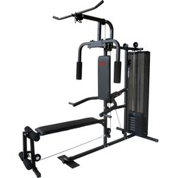 Kraftstation "Multi-Gym Hercules", B:87cm H:189cm L:210cm, schwarz, Motive Fitness by U.N.O., Kraftstationen, max. Benutzergewicht 125 kg, max.