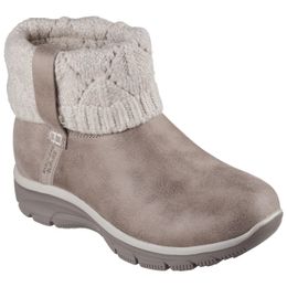 Skechers Damen Winterboots "EASY GOING-", Gr. 35, grau, Lederimitat, Textil, used, Schuhe, Winterschuh, Schlupfstiefel mit 3M Scotchgard-Impr&auml;gnierung