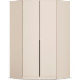 Eckkleiderschrank OTTO HOME, B:117cm H:210cm T:117cm, beige, Holzwerkstoff, Schr&auml;nke, "Kleiderschrank Schrank Ankleidezimmer Schlafzimmer Garderobe