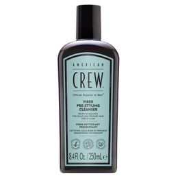 American Crew Haarshampoo "Fiber Pre-Styling Cleanser Shampoo 250ml", 250ml, transparent, Haarpflegemittel, Vegan, ohne Silikone & Sulfate.