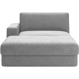 Recamiere Home Affaire, B:132cm H:87cm T:196cm, grau, 100% Polyester, Sofas, "Innovid", Modernes Modul-Polsterprogramm