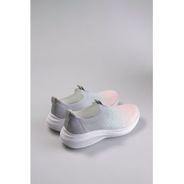 ANISTON SHOES Damen Slip-On Sneaker, Gr. 39, grau, Textil, Schuhe, Freizeitschuh, Barfu&szlig;schuh, Schlupfschuh - NEUE KOLLEKTION