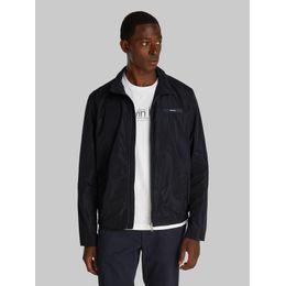 Calvin Klein Herren Blouson "ESSENTIAL NYLON BLOUSON", schwarz, Gr. M, unifarben, Web, Obermaterial: 100% Polyester, Jacken, mit Logo-Patch
