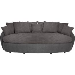 Big-Sofa COTTA, B:238cm H:79cm T:140cmdunkelgrau, anthrazit, Luxus-Microfaser (100% Polyester); Microfaser-Feinstruktur (pflegeleichte Microfaser,