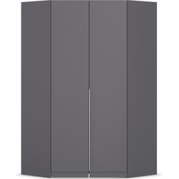 Eckkleiderschrank OTTO HOME, B:117cm H:210cm T:117cm, grau, Holzwerkstoff, Schr&auml;nke, "Kleiderschrank Schrank Ankleidezimmer Schlafzimmer Garderobe