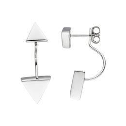 Jobo Damen Paar Ohrh&auml;nger "Ohrringe Dreieck dreieckig 29 mm", Silber 925 (Sterlingsilber)silber 925, Silber 925 (Sterlingsilber), Ohrringe, 925