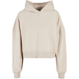 Urban Classics Damen Kapuzenpullover "Urban Classics Damen Ladies Oversized Short Rib Hoody"softseagrass, Gr. XXXL, unifarben, 100% Baumwolle,