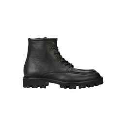 BOSS Herren Stiefel "Stiefel Julyo Halb gr", Gr. 43, schwarz, Obermaterial: 100% Rindsleder Leather cow. Futter: 60% Polyester PES. 40% Polyurethan