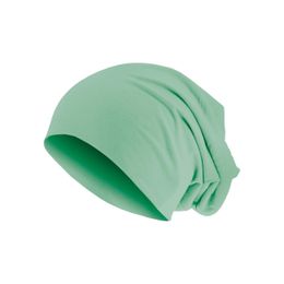 MSTRDS Damen Beanie "MSTRDS Accessoires Pastel Jersey Beanie"lightmint, Baumwolle, M&uuml;tzen