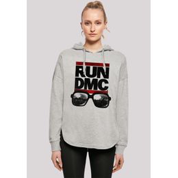 F4NT4STIC Damen Sweatshirt "Run DMC Hip-Hop Music Band NYC", grau, Gr. XS, Obermaterial: 100% Baumwolle, Sweatshirts, Musik,Band,Logo