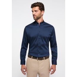Eterna Herren Langarmhemd "MODERN FIT"navy, Gr. 40, Twill, 4% Elasthan, 26% Polyamid, 70% Lyocell, Hemden, EASY IRON (b&uuml;gelleicht)