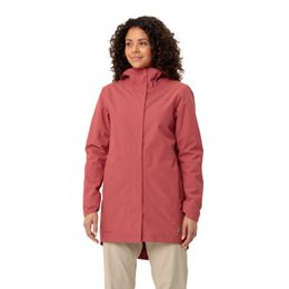 Vaude Damen Fahrradjacke, rot, Gr. 46, unifarben, Web, Obermaterial: 100% Polyester, Jacken