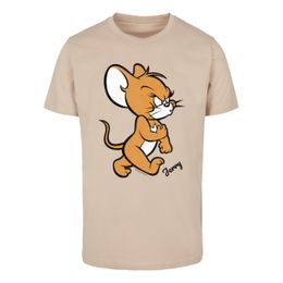 Merchcode Damen T-Shirt "Merchcode Herren Tom & Jerry - Angry Mouse T-Shirt"sand, Gr. XXXL, bedruckt, 100% Baumwolle, Shirts