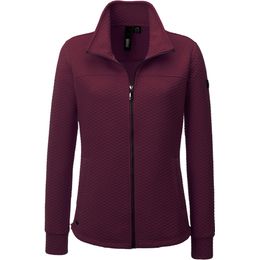 LPO Damen Fleecejacke "CAMBLY II NEW WOMEN", rot, Gr. 50, 100% Polyester, Jacken, mit Teddy-Fleece, auch in Gro&szlig;en Gr&ouml;&szlig;en erh&auml;ltlich