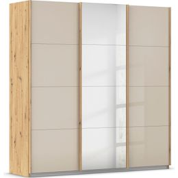 Schwebet&uuml;renschrank OTTO HOME, B:203cm H:210cm T:62cm, beige, Holzwerkstoff, Schr&auml;nke, "Kleiderschrank Kleiderschr&auml;nke Schrank Garderobe AGORDO mit