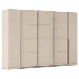 Schwebet&uuml;renschrank OTTO HOME, B:301cm H:210cm T:62cm, beige, Holzwerkstoff, Schr&auml;nke, "Dreh-/Schwebet&uuml;renschrank Kleiderschrank Familie, OTTOs