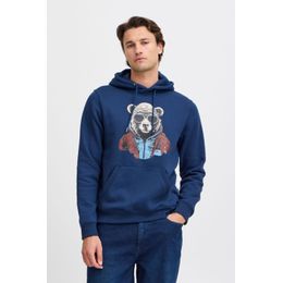 Blend Herren Kapuzenpullover "BHSweatshirt"marineblaus, Gr. L, Sweatware, 60% Baumwolle, 40% Polyester, Pullover, Stilvoller Hoodie mit Kapuze und
