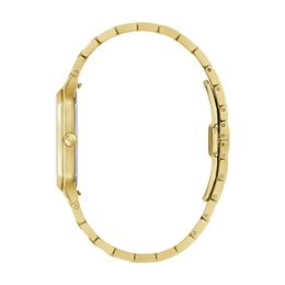 Bulova Herren Quarzuhr "Sutton", gold, Armbanduhren, Armbanduhr, Damenuhr, Herrenuhr, Edelstahlarmband, analog, Big Date