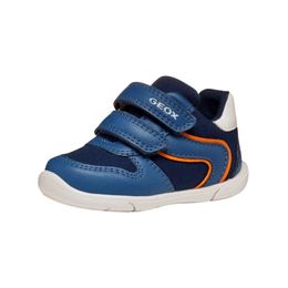 Geox Baby Lauflernschuh "Geox Sneaker Lederimitat/Textil", Gr. 22, orange, Lederimitat, Textil, Schuhe