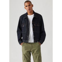 Levi's LEVI'S Herren Jeansjacke "EMBARCADERO STATION"love your smile rins, Gr. L, Denim/Jeans, Obermaterial: 100% Baumwolle, Jacken, mit kontrastfarbenen