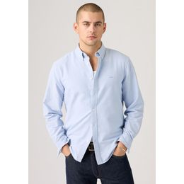 Levi's LEVI'S Herren Langarmhemd "AUTHENTIC BUTTON DOWN"allure, Gr. XXL, Web, Obermaterial: 100% Baumwolle, Hemden, mit Ton-in-Ton Logostickerei auf der