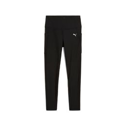 Puma Damen Lauftights "W RUN VELOCITY FL TIGHT", schwarz, Gr. XS, unifarben, Trikot, Obermaterial: 77% Polyester, 23% Elasthan, Hosen, mit hohem