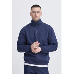 Blend Herren Longpullover "BHJustin", blau, Basic, Gr. XXL, unifarben, Sweatware, 60% Baumwolle, 40% Polyester, Pullover, Klassischer Sweat-Troyer