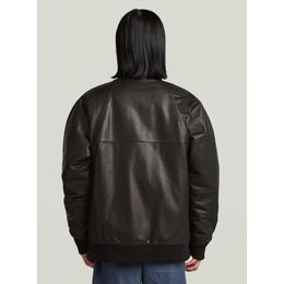 G-Star Raw G-STAR Herren Bomberjacke "MN 10 YR Leder Tour Jacke", schwarz, Gr. M, Obermaterial: 100% Leder, Jacken