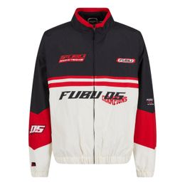 Fubu Herren Trainingsjacke "Fubu FM243-007-1 Fubu Corporate Trackjacket"sanftes wei&szlig;, schwarz, rot, Gr. XXL, mehrfarbig, 100% Polyester, Jacken