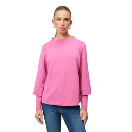 Zero Damen Sweatshirt "Damen mit weiten &Auml;rmeln"raspberry velvet, Gr. 40, unifarben, Sweatware, Obermaterial: 49% Polyester, 46% Viskose, 5% Elasthan,