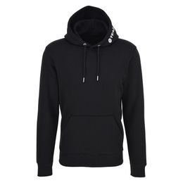 YEAZ Damen Kapuzenpullover "Hoodie Ink Black (unisex) CUSHY", schwarz, Gr. S, Obermaterial: 85% Baumwolle CO. 15% Polyester PES., Pullover