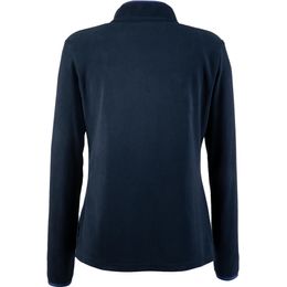 DEPROC Active Damen Fleecejacke "DECORAH II WOMEN", blau, Gr. 50, 100% Polyester, Jacken, weiche Fleecejacke in traditioneller Optik