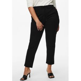Only CARMAKOMA Damen Jogger Pants "CARGOLDTRASH LIFE CLASSIC PANT NOOS", schwarz, Gr. 42, unifarben, Milano Rib, Obermaterial: 63% Viskose, 32%