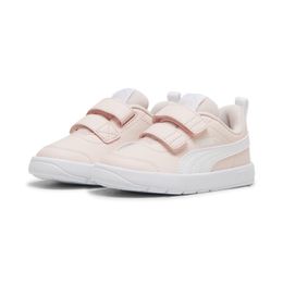Puma Kinder Sneaker "Courtflex V3 Sneakers Klein Kinder", Gr. 26, pink, Obermaterial: Textil, Synthetik; Futter: Textil; Innensohle: Textil;