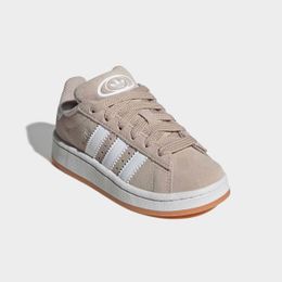 M&auml;dchen Sneaker "CAMPUS 00S", adidas originals, Gr. 31, beige, Leder, Synthetik, Schuhe, f&uuml;r Kinder