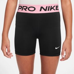 Nike M&auml;dchen Shorts "G NP DF 3IN SHORT"schwarz, med so, Gr. XL, Jersey, Obermaterial: 83% Polyester, 17% Elasthan, Hosen