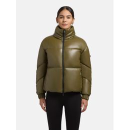 Khujo Damen Steppjacke "Khalia"olivgr&uuml;n, Gr. XL, Obermaterial: 100% Polyurethan. Innenfutter: 100% Polyester. Wattierung: 100% Polyester.