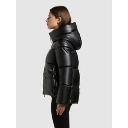 Khujo Damen Steppjacke "Aurora"schwarz, Gr. M, Obermaterial: 100% Polyurethan. Innenfutter: 100% Polyester. Wattierung: 100% Polyester. Beschichtung: