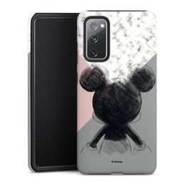 DeinDesign Galaxy S20 FE Handy Panzer Handyh&uuml;lle robuste Outdoor H&uuml;lle Schutzh&uuml;lle matt Marble Disney Mickey Mouse Tough Case